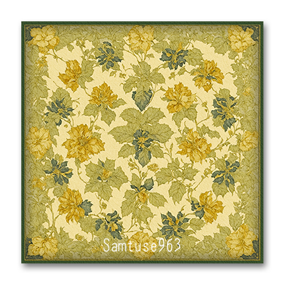 Classic Flower Square Rug #3 Samtuse963 - The Sims 4 Build / Buy ...