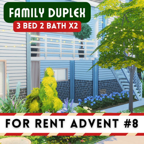 BG Family Duplex - For Rent - Advent #8 - The Sims 4 Rooms / Lots ...
