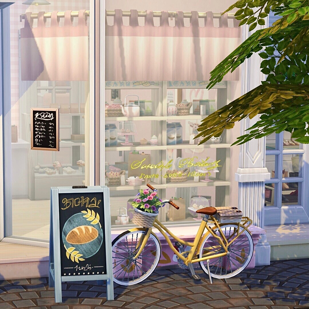 Shopping Street No Cc Screenshots Rooms Lots The Sims 4