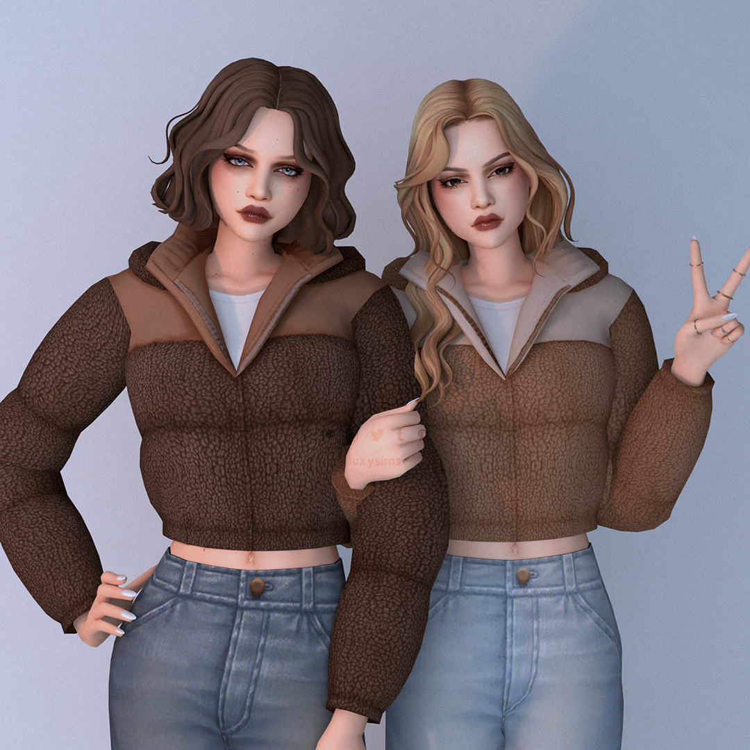 Puffer Jacket - Shearling Collection - The Sims 4 Create a Sim - CurseForge