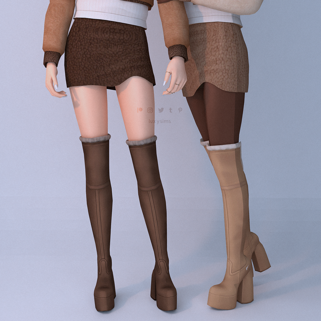 Mini Skirt - Shearling Collection - The Sims 4 Create a Sim - CurseForge