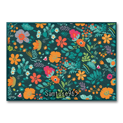 HQ XLarge Modern Flower Rectangle Rug #1 Samtuse963 - The Sims 4 Build ...