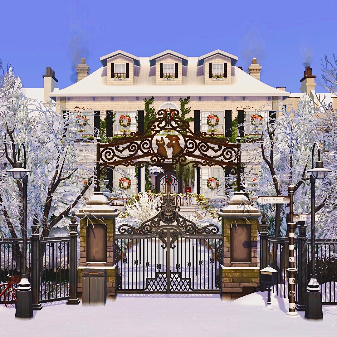 Christmas Mansion | No CC - The Sims 4 Rooms / Lots - CurseForge