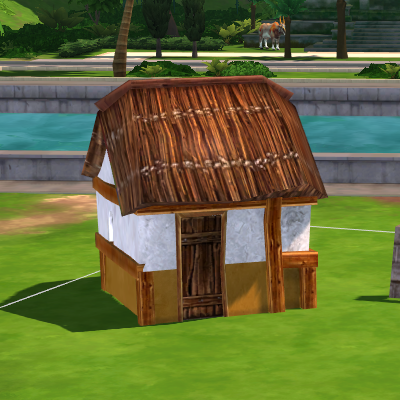 Tomarang Hood Deco Huts - The Sims 4 Worlds - CurseForge