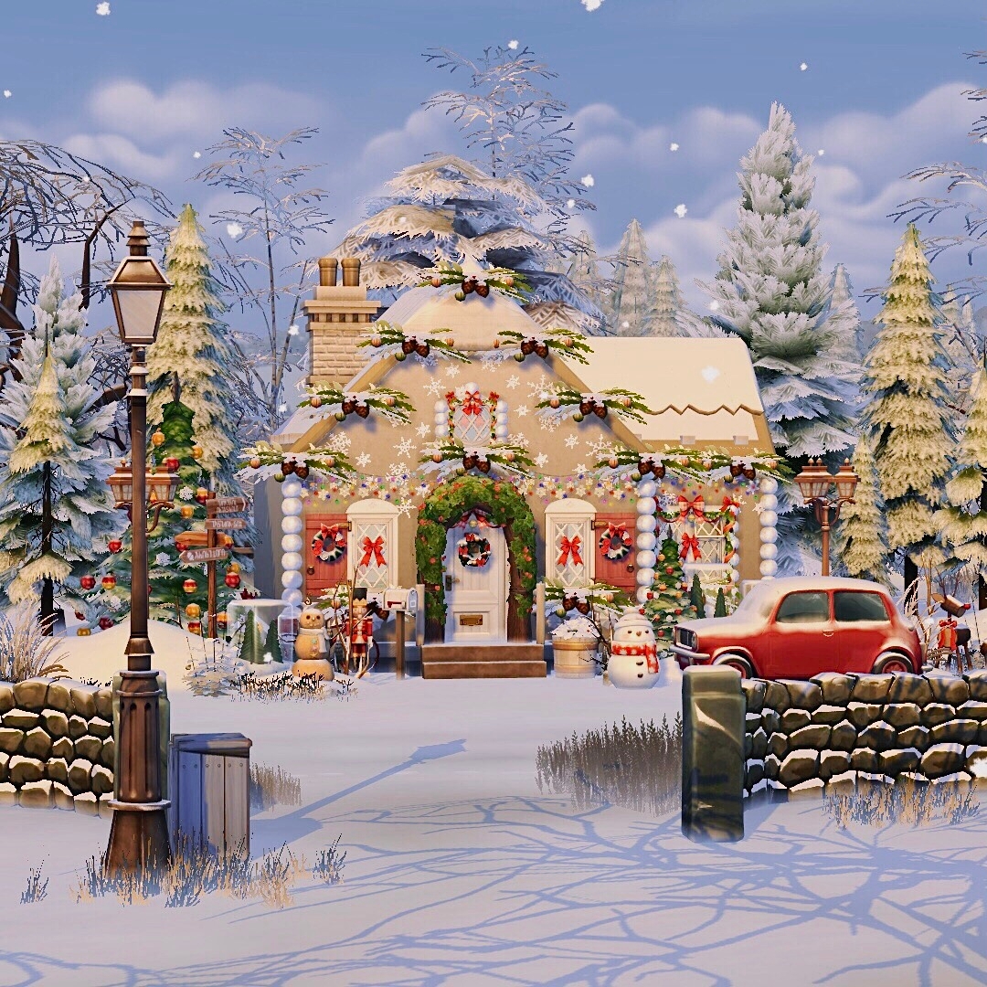 Gingerbread House | No CC - The Sims 4 Rooms / Lots - CurseForge