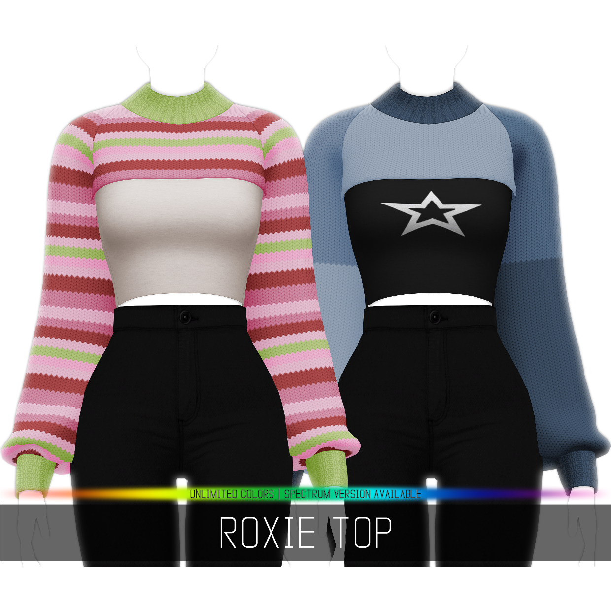 Simpliciaty's Roxie Top - The Sims 4 Create a Sim - CurseForge