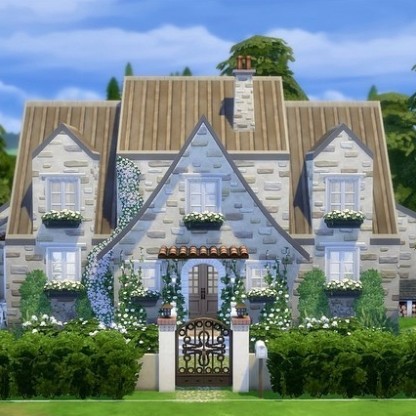 Cottage House | No CC | 11 - The Sims 4 Rooms / Lots - CurseForge