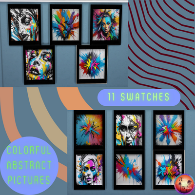 Colorful Abstract Pictures - The Sims 4 Build / Buy - CurseForge