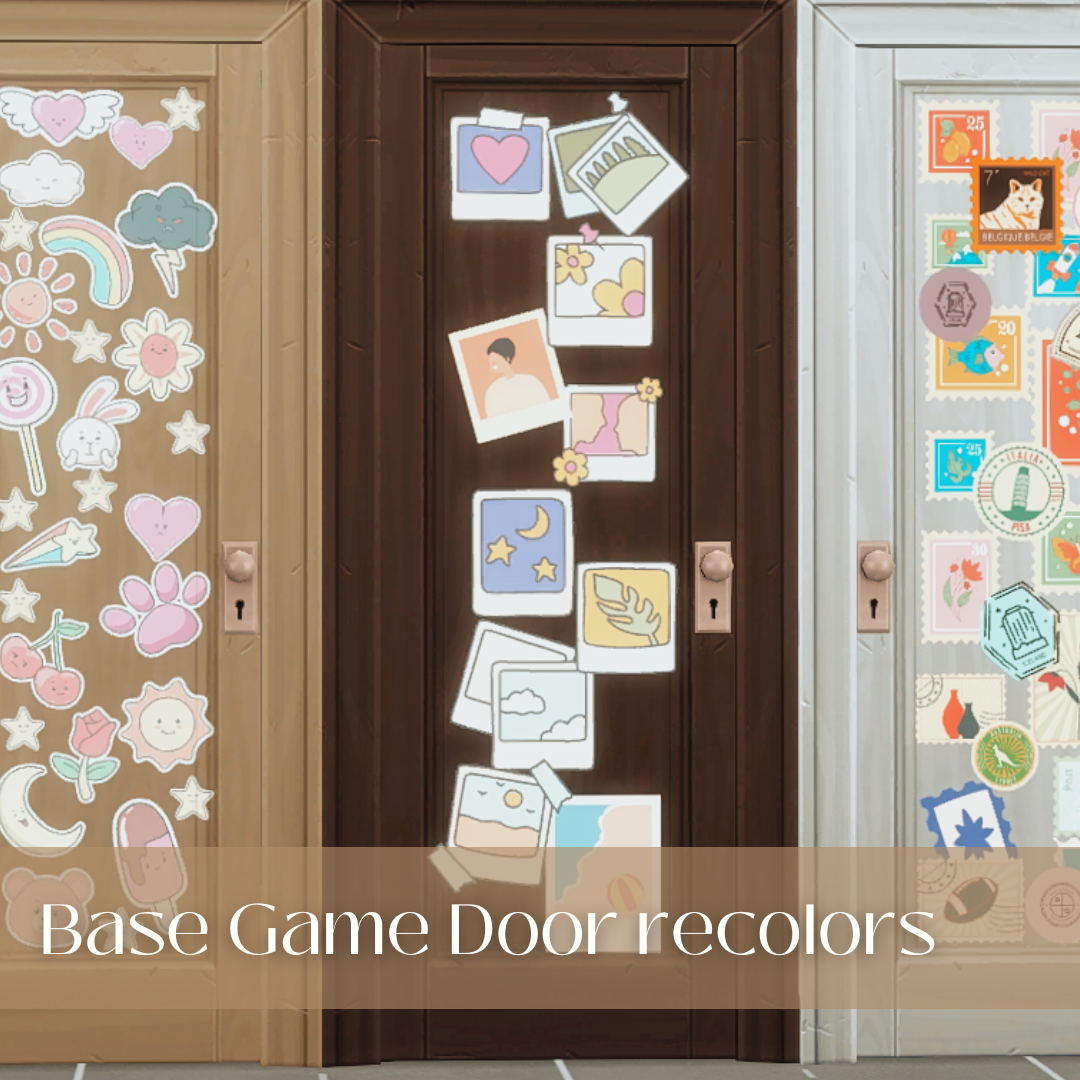 BASE GAME DOOR RECOLORS - The Sims 4 Build / Buy - CurseForge