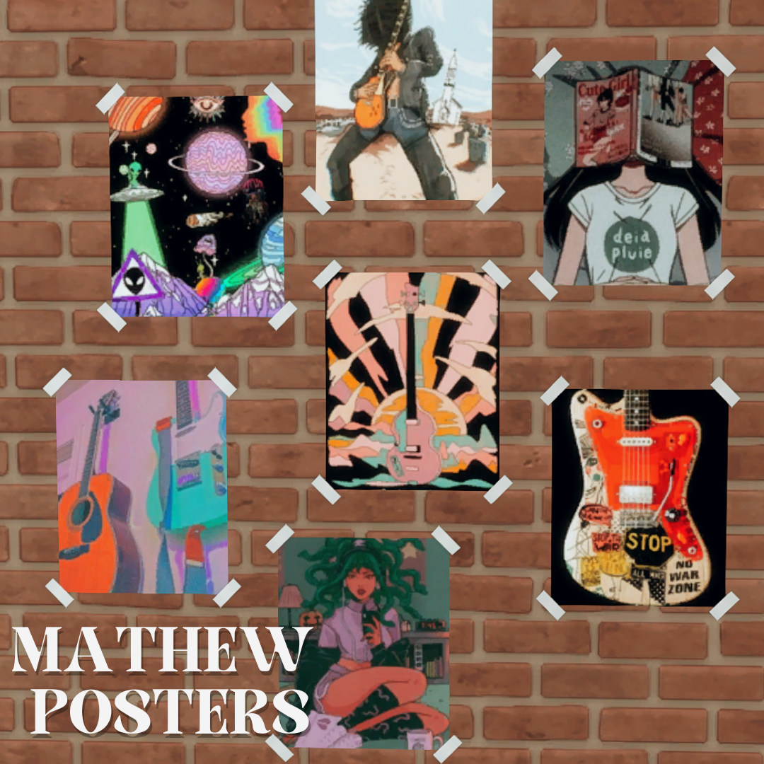 Mathew posters - The Sims 4 Build / Buy - CurseForge