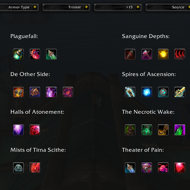 Mythic Plus Loot (Unofficial) - Files - World of Warcraft Addons ...