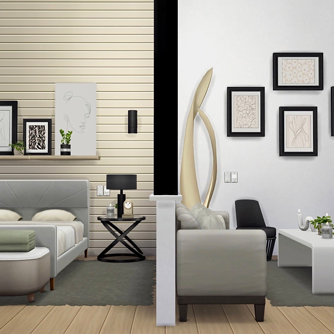 Modern Studio Apartment | No CC - The Sims 4 Rooms / Lots - CurseForge