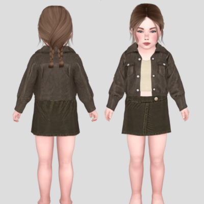 Swita - Crop Jacket Toddler - The Sims 4 Create a Sim - CurseForge