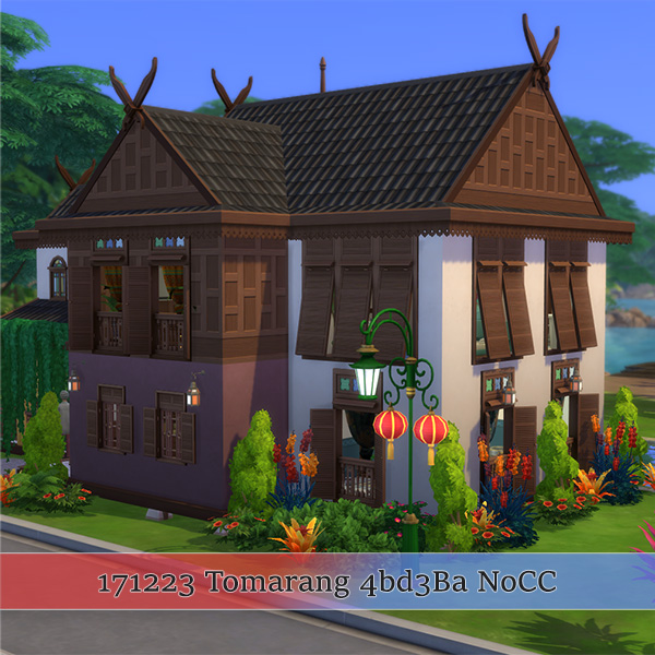 Tomarang 4bd3Ba House NoCC - The Sims 4 Rooms / Lots - CurseForge