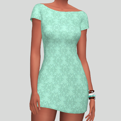 [Veranka] Boat Neck Dress - The Sims 4 Create a Sim - CurseForge