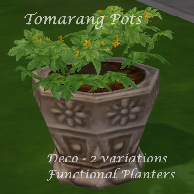 Tomarang Deco Pots & Planters - The Sims 4 Build / Buy - CurseForge