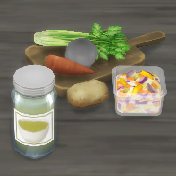 Veggie Stock Canned Ingredient - The Sims 4 Mods - CurseForge