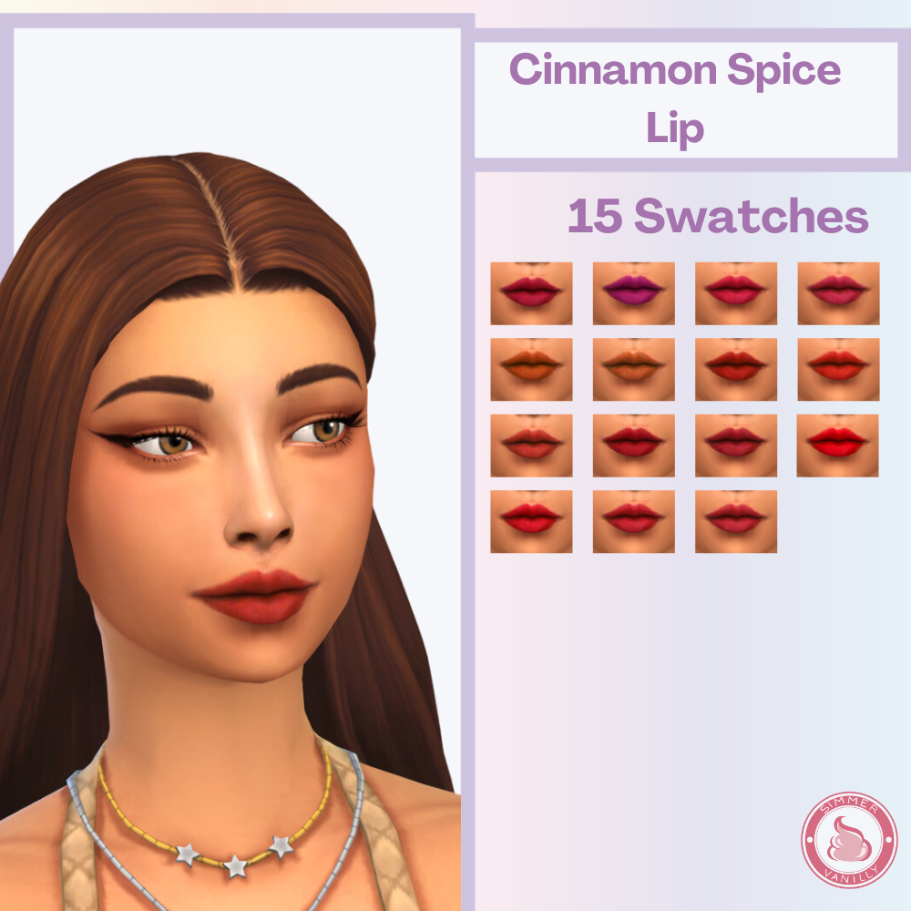 Cinnamon Spice Lip - The Sims 4 Create a Sim - CurseForge