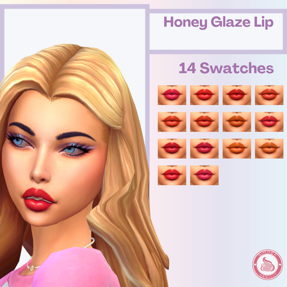 Honey Glaze Lip - The Sims 4 Create a Sim - CurseForge
