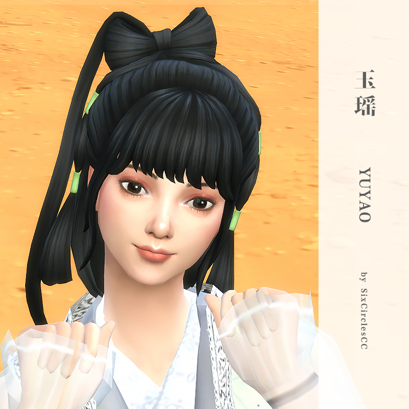 Chinese Hairstyle - Yuyao - The Sims 4 Create a Sim - CurseForge