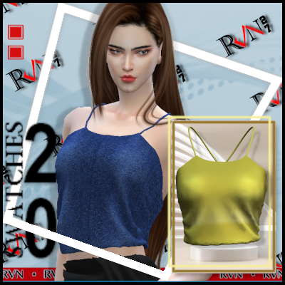 Cross Back Strap Cami Top - The Sims 4 Create a Sim - CurseForge