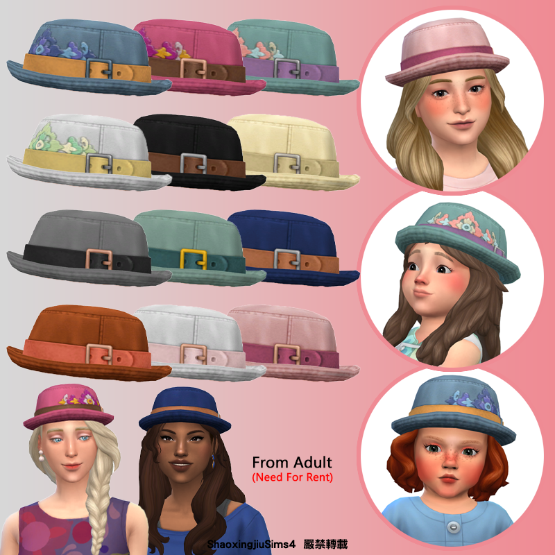 EP15 Bucket hat Set - The Sims 4 Create a Sim - CurseForge
