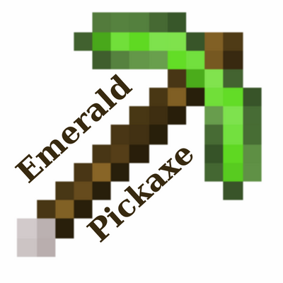 Emerald Pickaxe 2.0 (Java only) - Minecraft Addons - CurseForge