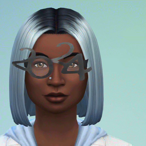 HNY 2024 Glasses - The Sims 4 Create a Sim - CurseForge