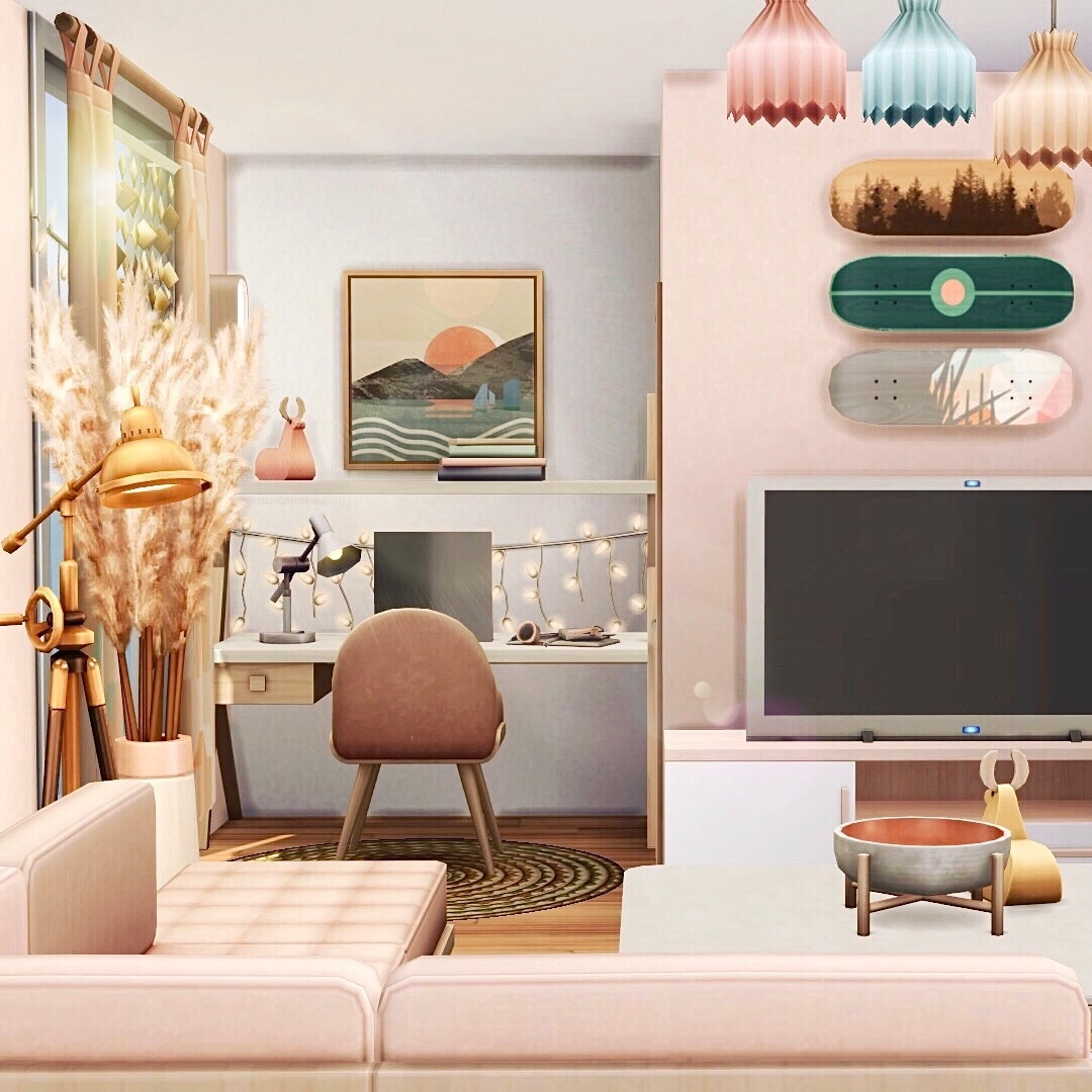 Girly Apartment | No CC - The Sims 4 Rooms / Lots - CurseForge