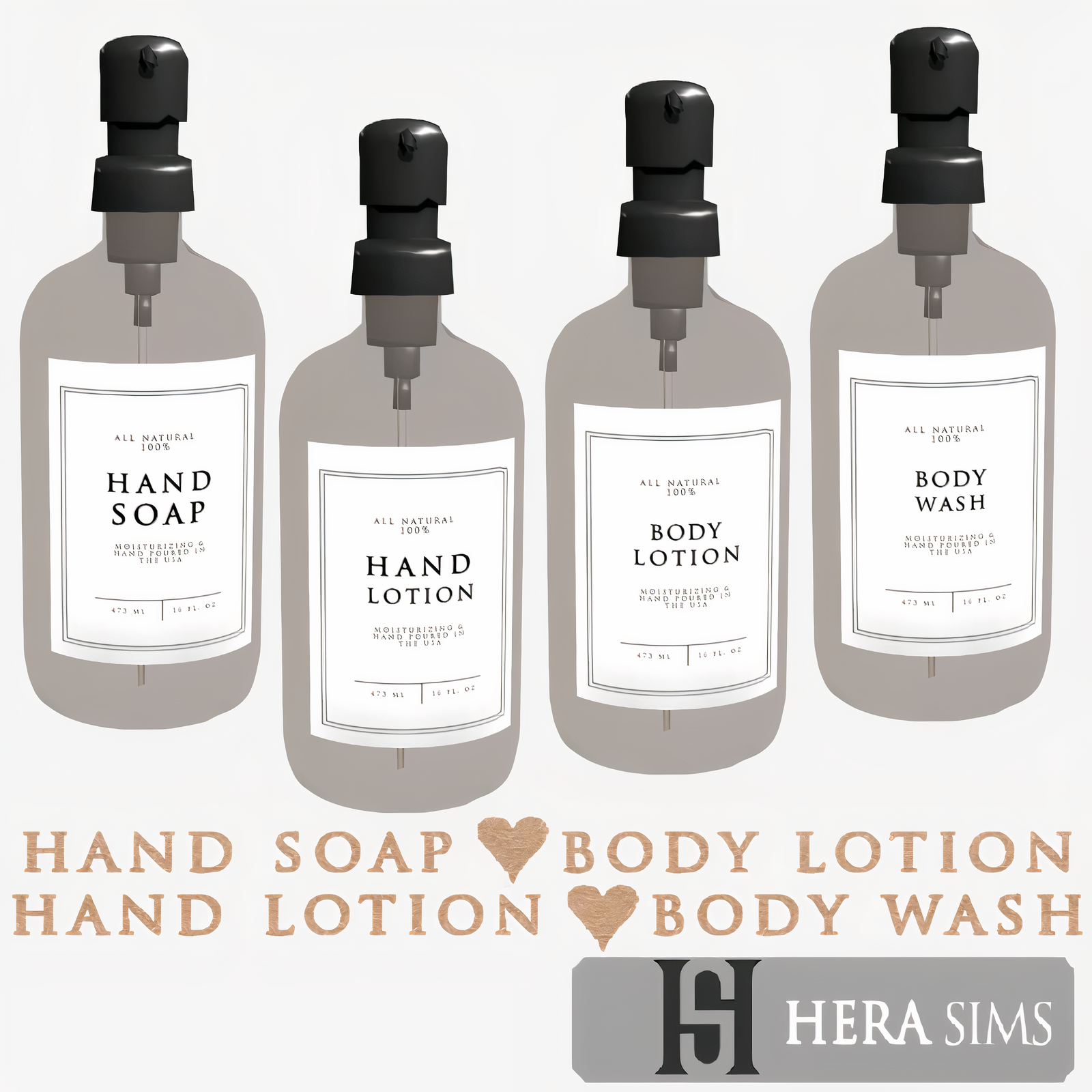 Hand and body wash & lotions - The Sims 4 Build / Buy - CurseForge