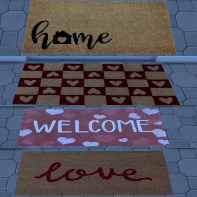 Valentines Day Welcome Mats - The Sims 4 Build / Buy - CurseForge