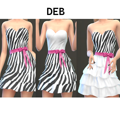 Y2K Deb Prom Dress - The Sims 4 Create a Sim - CurseForge