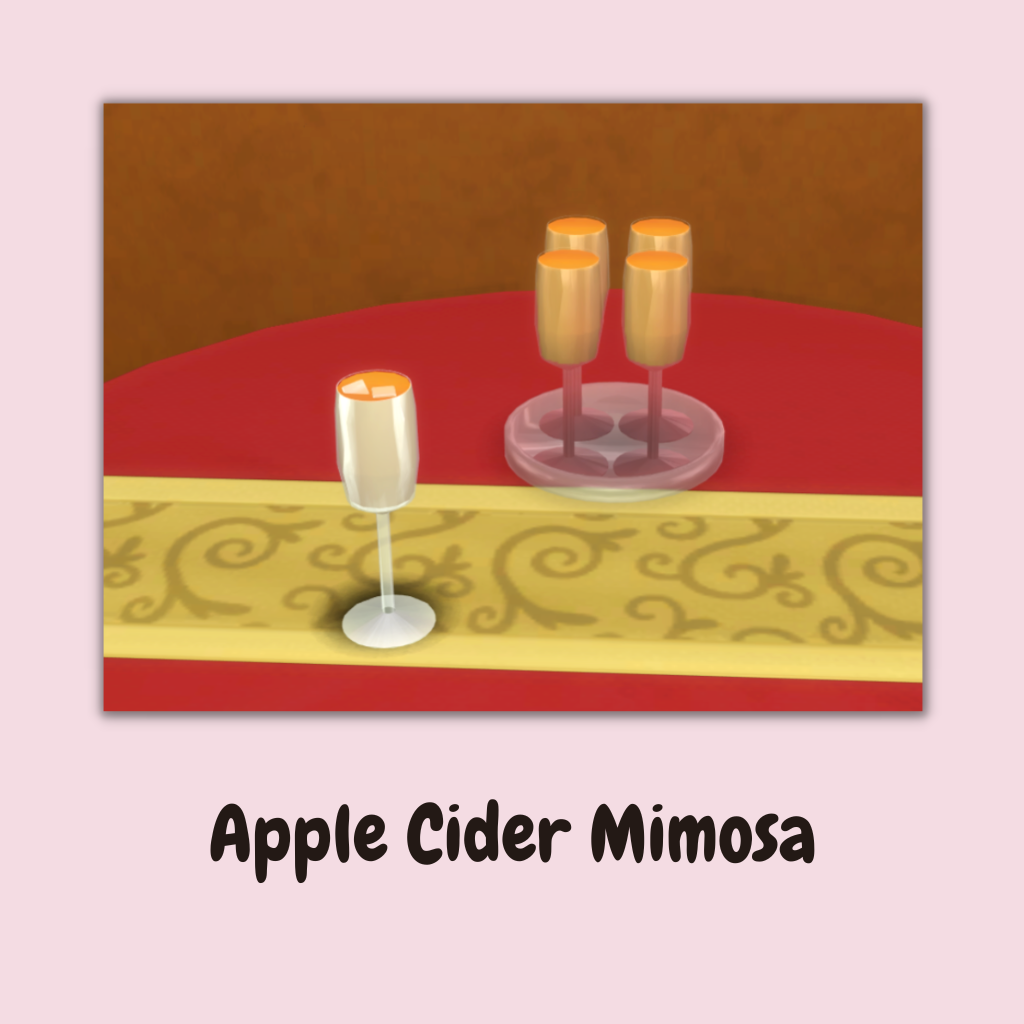 Apple Cider Mimosa Download - Mods - The Sims 4