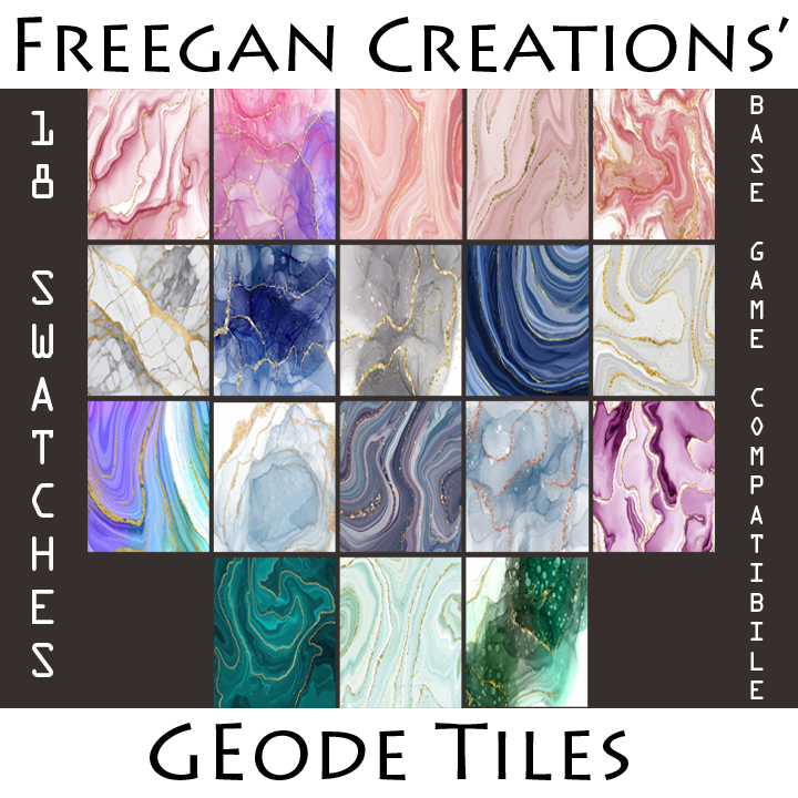 FC-Geode Tiles - The Sims 4 Build / Buy - CurseForge