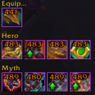 AdiBags - Upgrade Track - World of Warcraft Addons - CurseForge