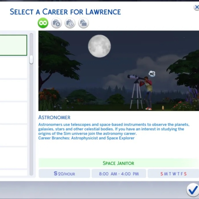 Download Astronomer career by kiarasims4mods Spanish translation - The ...