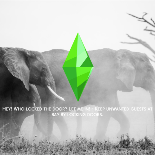 Grayscale Elephants Loading Screens - The Sims 4 Mods - CurseForge