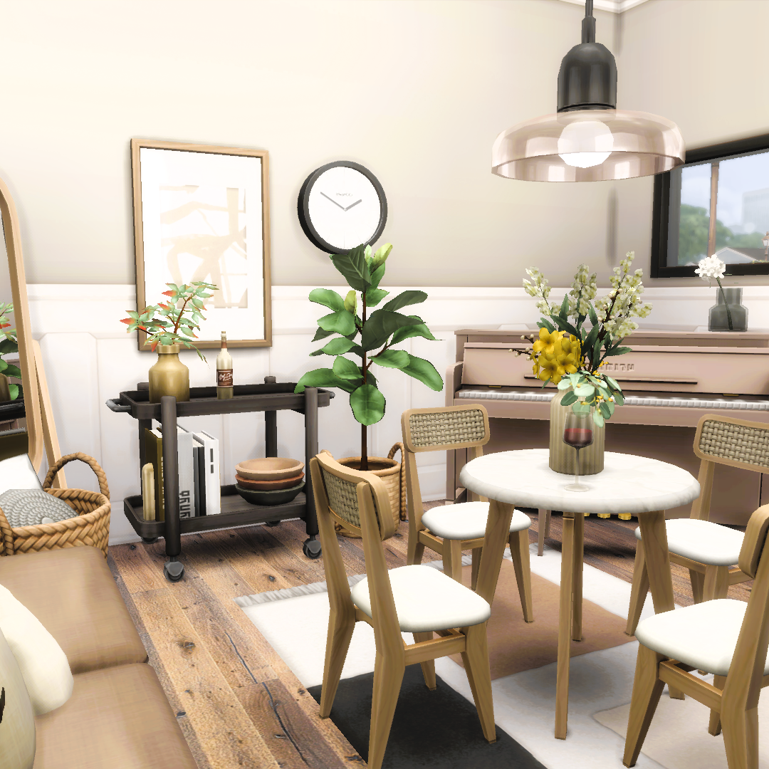 Cozy Contemporary Dining - The Sims 4 Rooms / Lots - CurseForge