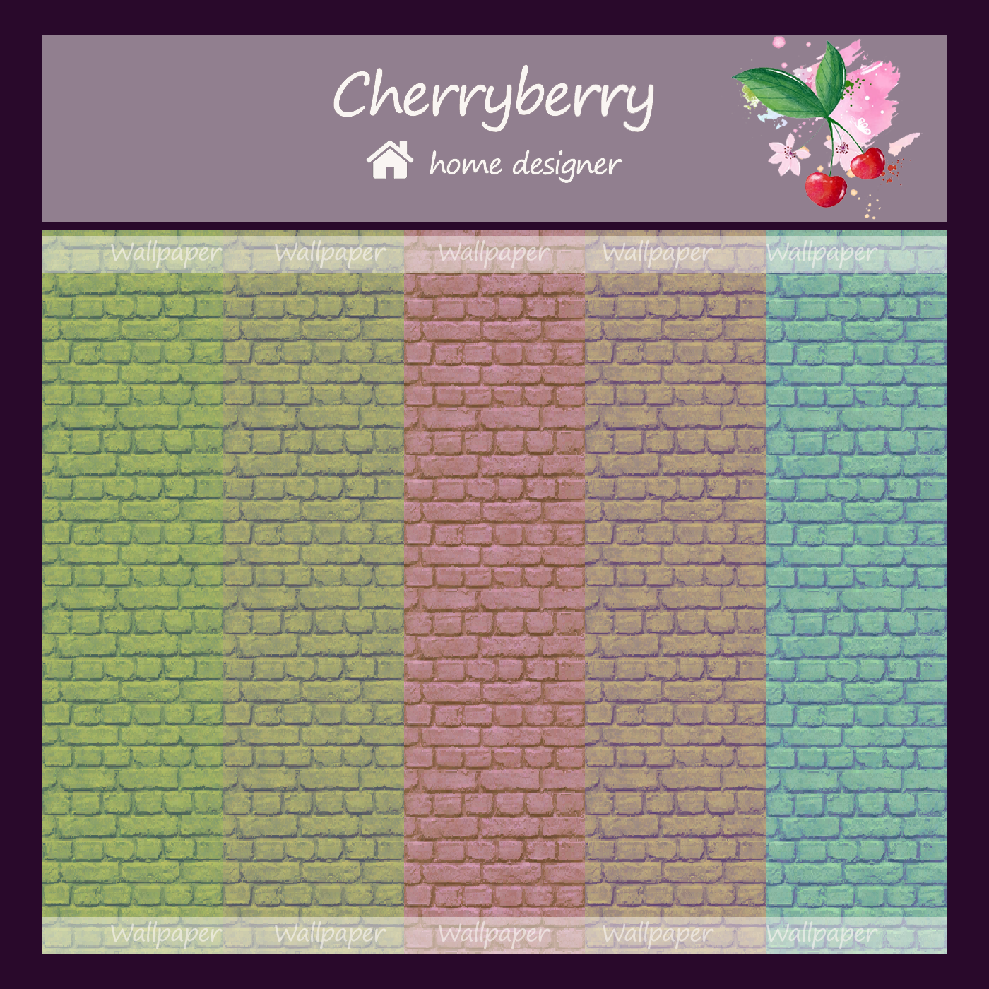 Brick wall colored - Build / Buy - The Sims 4