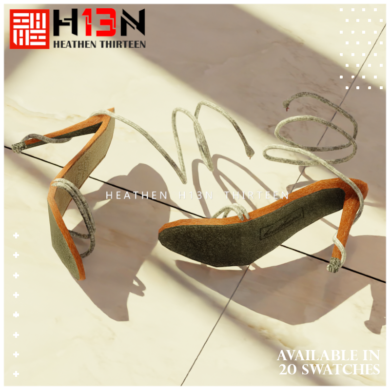 Rhinestone Snake Ankle Wrap Stiletto - The Sims 4 Create a Sim - CurseForge