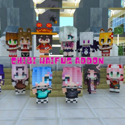 Chibi Waifus Addon - Minecraft Bedrock Addons - CurseForge