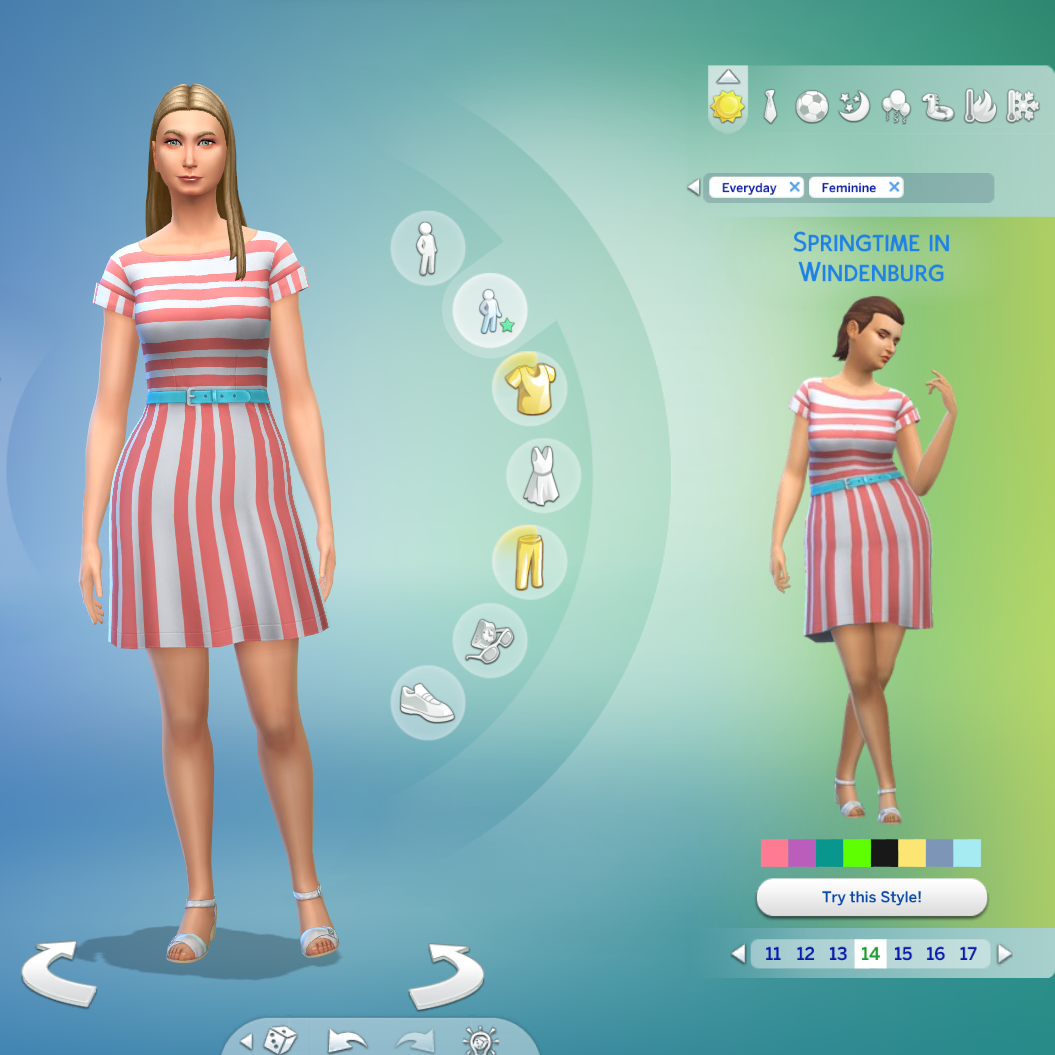 Custom Styled Look: Springtime in Windenburg - The Sims 4 Create a Sim ...