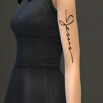 Jesus Arm Tattoo - The Sims 4 Create a Sim - CurseForge