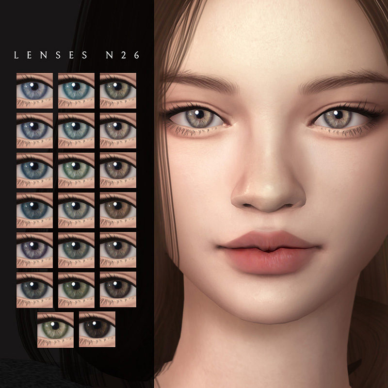 Contact Lenses N26 - The Sims 4 Create a Sim - CurseForge