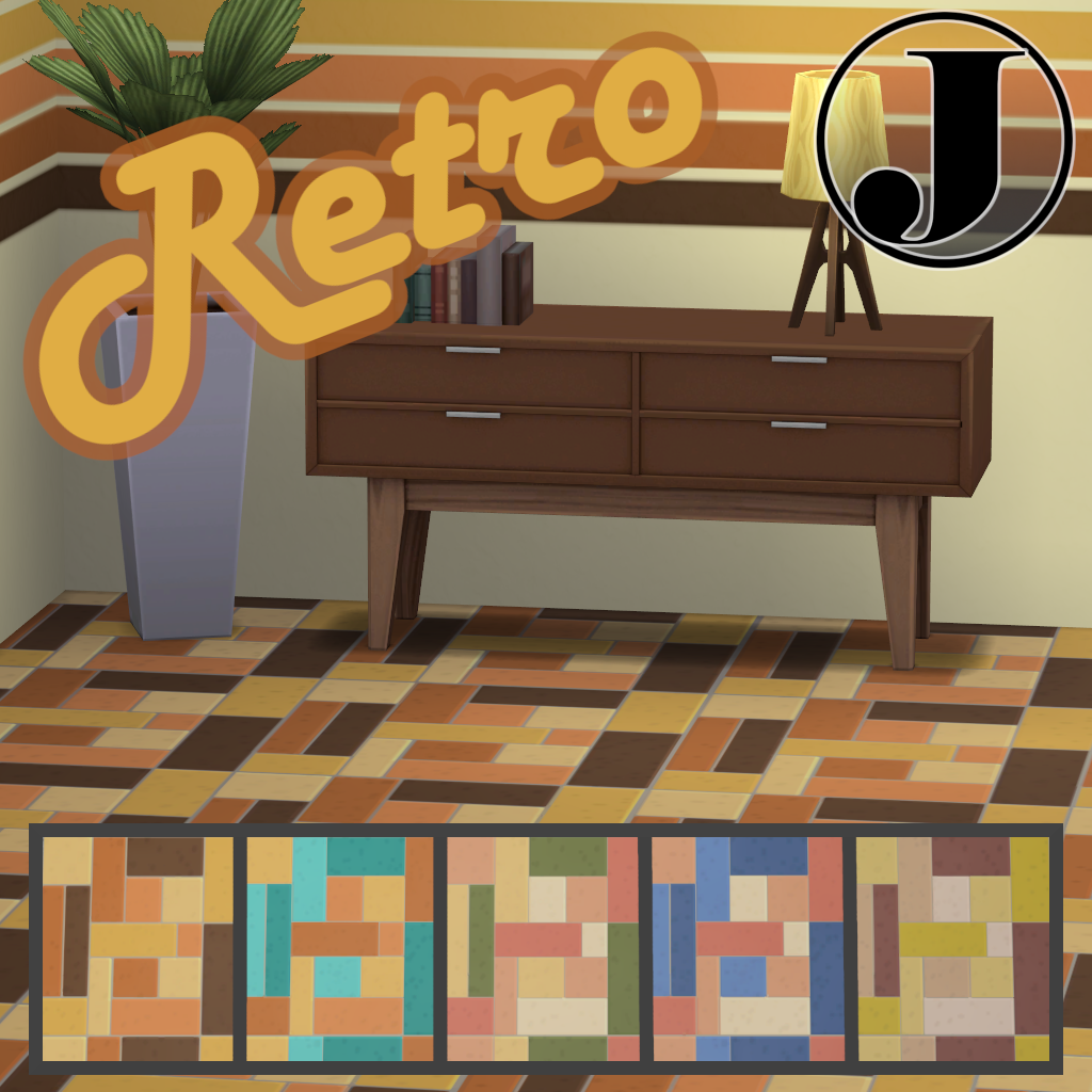 Retro Linoleum Floor - The Sims 4 Build / Buy - CurseForge