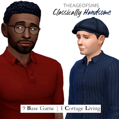 Classically Handsome Set - The Sims 4 Create a Sim - CurseForge