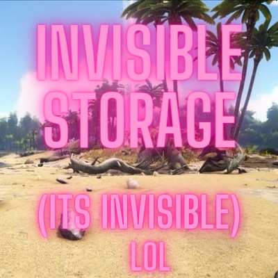 Small Invisible Storage Box - Ark Survival Ascended Mods - CurseForge