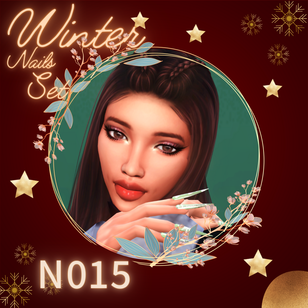 Winter Nails Set N015 - The Sims 4 Create a Sim - CurseForge