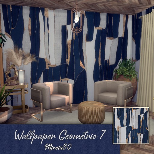 Wallpaper Geometric #7 - The Sims 4 Build / Buy - CurseForge