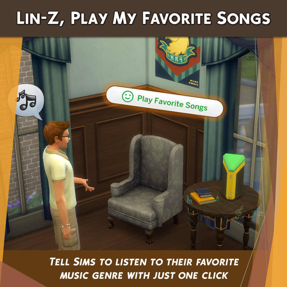 Lin-Z, Play My Favorite Songs - The Sims 4 Mods - CurseForge